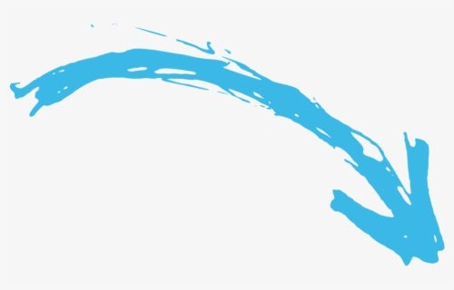 Hand Drawn Arrows Png Download - Blue Arrow Transparent Drawn , Free ...