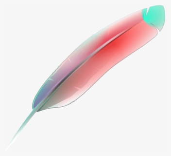 Colored Feather - Banana , Free Transparent Clipart - ClipartKey