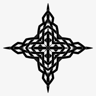 Interlocking Geometric Cross - Interlocking Cross Png , Free ...