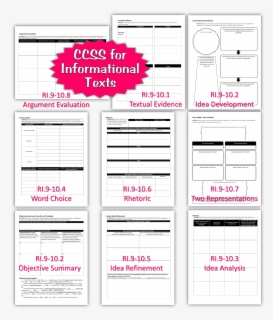 Ccss Graphic Organizers - Informational Text Analysis Graphic Organizer ...