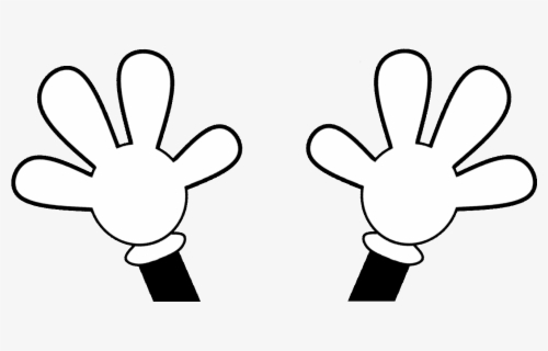 Free Mickey Mouse Hands Clip Art with No Background - ClipartKey
