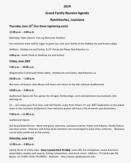 Clip Art Family Reunion Program Template - Family Reunion , Free ...