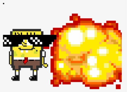 8 Bit Asteroid Png - Sprite Animation Explosion Png , Free Transparent ...