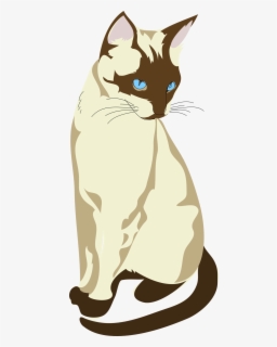Free Siamese Cat Clip Art with No Background - ClipartKey