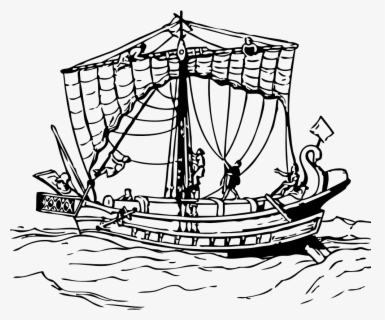 Roman Ship Clip Arts - Easy Roman Ship Drawing , Free Transparent ...