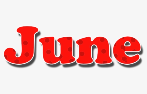 June Name , Free Transparent Clipart - ClipartKey