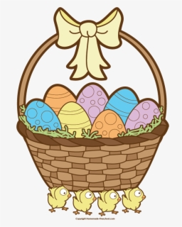 Easter Basket Clip Art & Easter Basket Clip Art Clip - Easter Egg ...