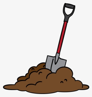 Animation Shovel Clipart - Shovel With Dirt Png , Free Transparent ...