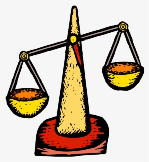 Transparent Unbalanced Scale Clipart - Unbalanced Weighing Scale ...