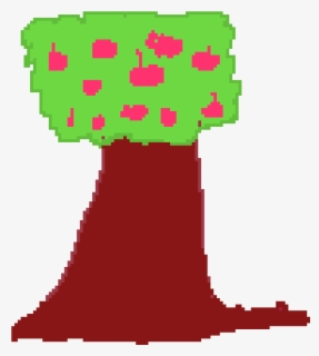 Apple Tree Clipart , Png Download - Pixel Art Apple Tree , Free ...