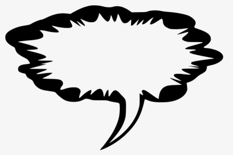 Bubble Speech Png , Png Download - Screaming Text Bubble Png , Free ...