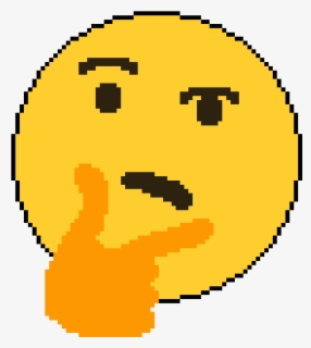 Transparent Thinking Face Clipart - Minecraft Circle Chart , Free ...