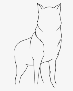 How To Draw Wolf - Line Art , Free Transparent Clipart - ClipartKey