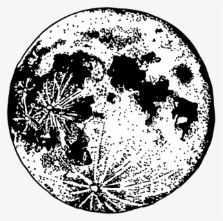 Full Moon Line Art , Free Transparent Clipart - ClipartKey