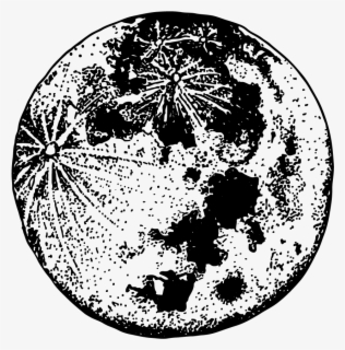 Full Moon Line Art , Free Transparent Clipart - ClipartKey