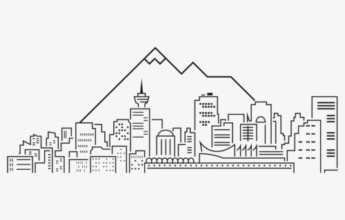 Vancouver Illustration - Vancouver Skyline Png , Free Transparent ...