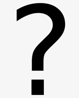 Plain Black Question Mark , Free Transparent Clipart - ClipartKey