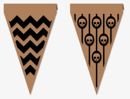 Diy Free Printable Halloween Triangle Banner Template - Triangle , Free ...