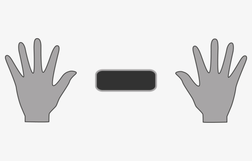Right And Left Hand Clip Art - Hands Clipart Black And White , Free ...