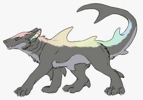 Drawn Red Panda Hybrid Furry - Wolf And Shark Hybrid , Free Transparent ...