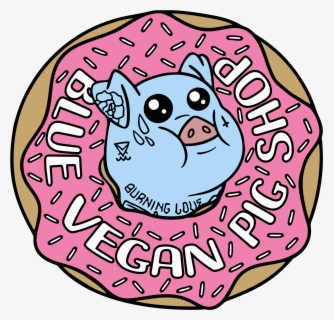 Blue-pig - Cartoon , Free Transparent Clipart - ClipartKey