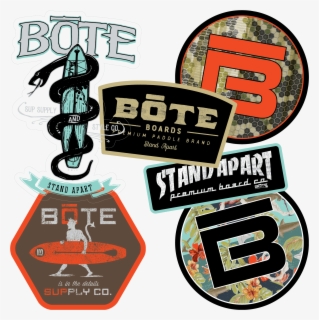 Bote Sticker Pack - Emblem , Free Transparent Clipart - ClipartKey