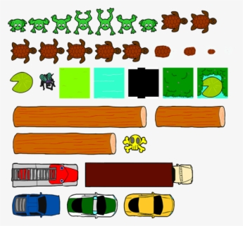 Frogger Sprite Sheet , Free Transparent Clipart - ClipartKey