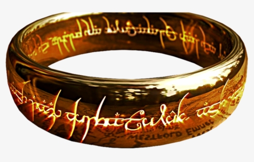 One Ring Inscription Vector , Free Transparent Clipart - ClipartKey