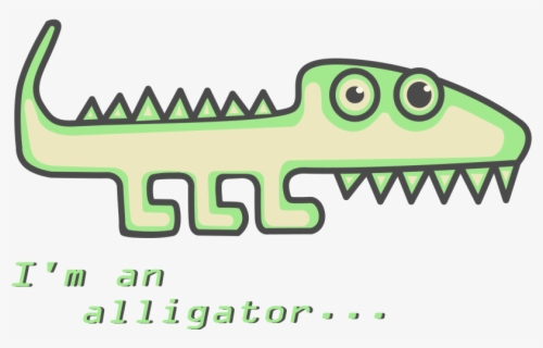 Transparent Aligator Png - Cartoon Sad Alligator , Free Transparent ...
