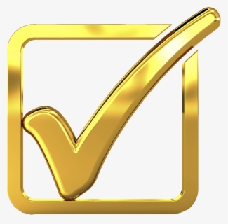 Transparent Check Mark Png Transparent - Yellow Check Mark , Free ...