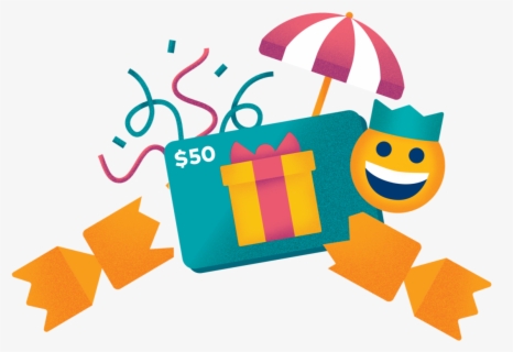 Bonus $50 Gift Card , Free Transparent Clipart - ClipartKey