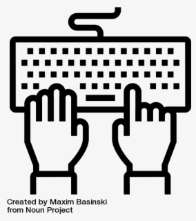 Hands On Keyboard Clipart , Free Transparent Clipart - ClipartKey