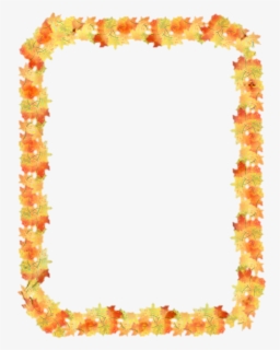 Transparent Thanksgiving Clipart - Fall Leaf Border Clip Art , Free ...