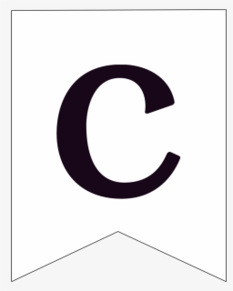 Free Printable Black And White Pennant Banner Letter - Circle , Free ...
