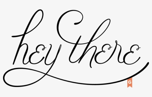 Hey There Beautiful Text Picture - Hey There , Free Transparent Clipart ...