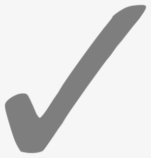 Check Mark Clipart Gray - Grey Check Mark Vector , Free Transparent ...