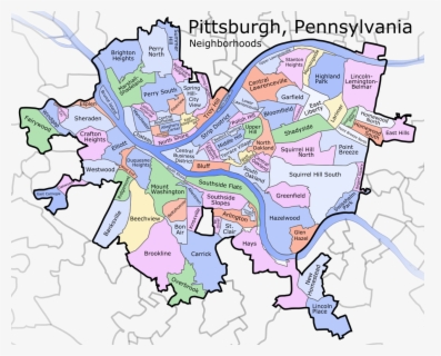 Income Map Of Pittsburgh , Free Transparent Clipart - ClipartKey