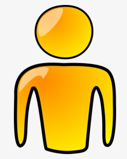 Man Silhouette Yellow , Free Transparent Clipart - ClipartKey