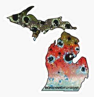 Michigan Rainbow Trout - 810 Area Code Map , Free Transparent Clipart ...