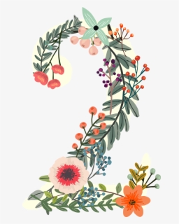 Transparent Number 2 Clipart Images - Yellow Two Clipart , Free ...