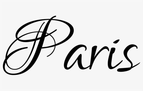 Paris Download Transparent Png Image - Paris Word Png , Free ...