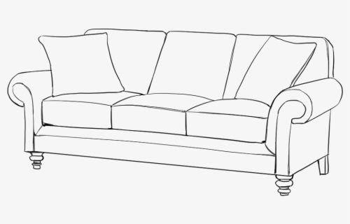 Couch Drawing Transparent - Studio Couch , Free Transparent Clipart ...