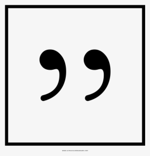 Transparent Transparent Quotation Marks Png - Monochrome , Free ...