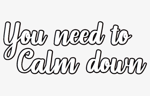 Taylor Swift’s ‘you Need To Calm Down’ Sticker - Hepa Filter Dirty Hrv ...