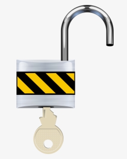 Padlock Open Clip Art - Open Lock Transparent Background , Free ...