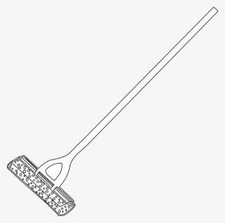 Mop Line Art - Mop Line Drawing , Free Transparent Clipart - ClipartKey
