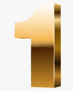 Gold Number One Png Clip Art Image - Transparent Background Number 1 ...