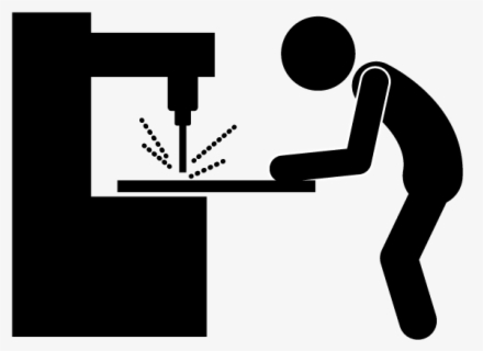 Worker Industry Free Pictogram - Factory Work Clipart Png , Free ...