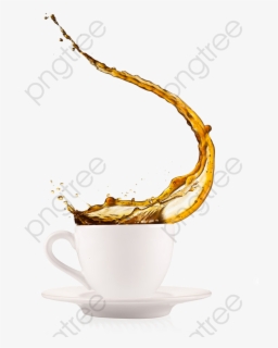 Tea Drinks - Coffee Cup Splash Png , Free Transparent Clipart - ClipartKey