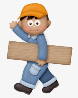 Helper Clipart Playground - Cartoon Construction Boy , Free Transparent ...